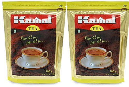 KAMAL TEA Leaf Tea 500gms Pouch (Pack of 2) : Amazon.in: Grocery ...