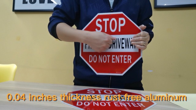 Watch Stop Sign Private Driveway Do Not Enter Sign on Amazon Live