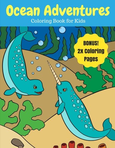 Ocean Adventures: Sea Creatures and Ocean Animals Coloring Book for ...
