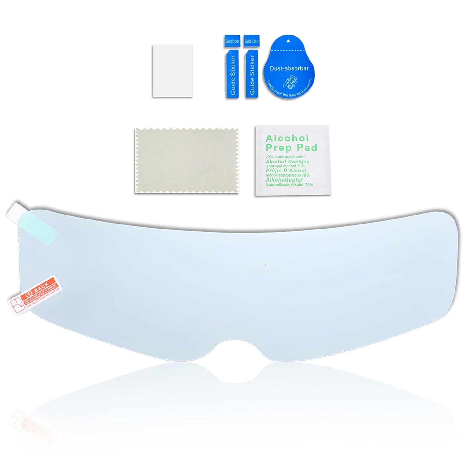 MIKANIX Bike Helmet Visor Anti Fog Film Tempered | Fog-Resistant Clear ...