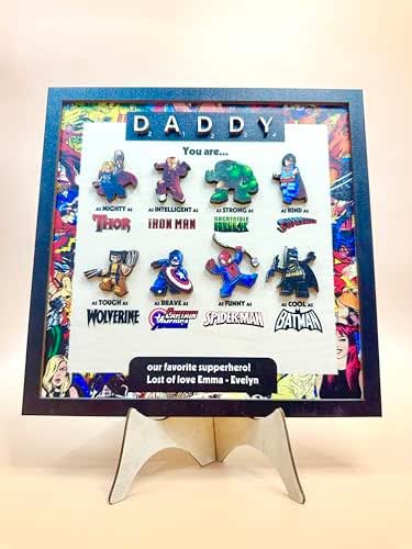 Amazon.com: Personalized Superhero Dad Gift | Superhero Dad | Fathers ...