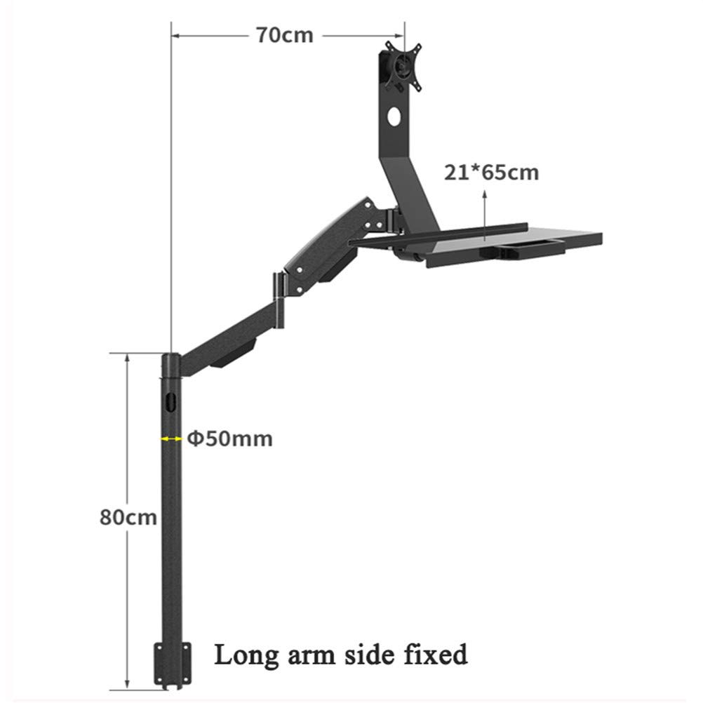 Buy BJ-zhp LCD Monitor Floor Stand ing Sofa Side Fixed Computer Holder ...