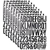 2 Inch Self Adhesive Vinyl Letter Number Symbol Stickers Kit,8 Sheets ...