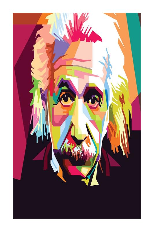 HK PRINTS Albert Einstein Motivational Quotes Wall Poster for Room ...