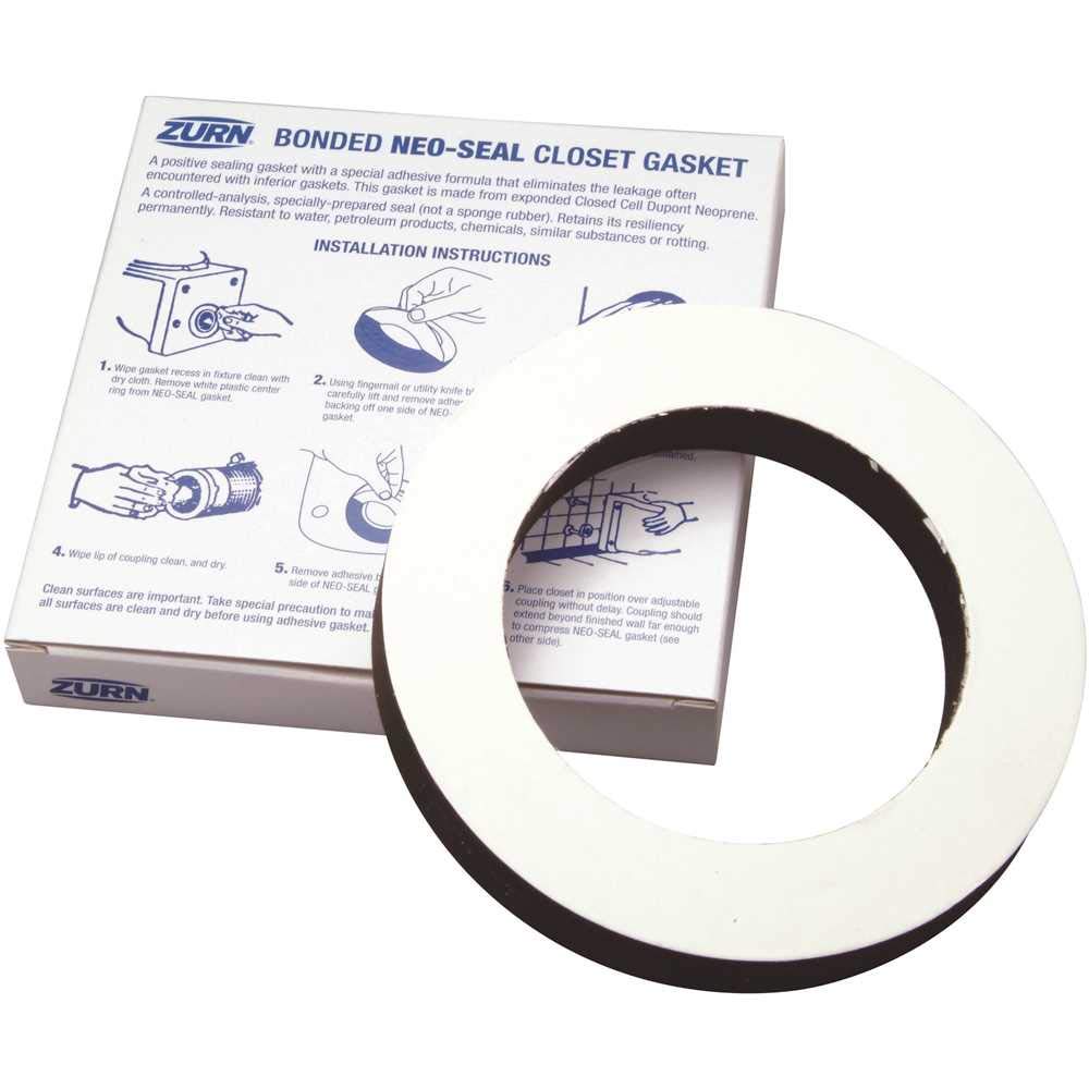 Zurn Z1200-NEOSEAL-GSKT-4 Bonded Neo Seal Closet Gasket Kit, 4"