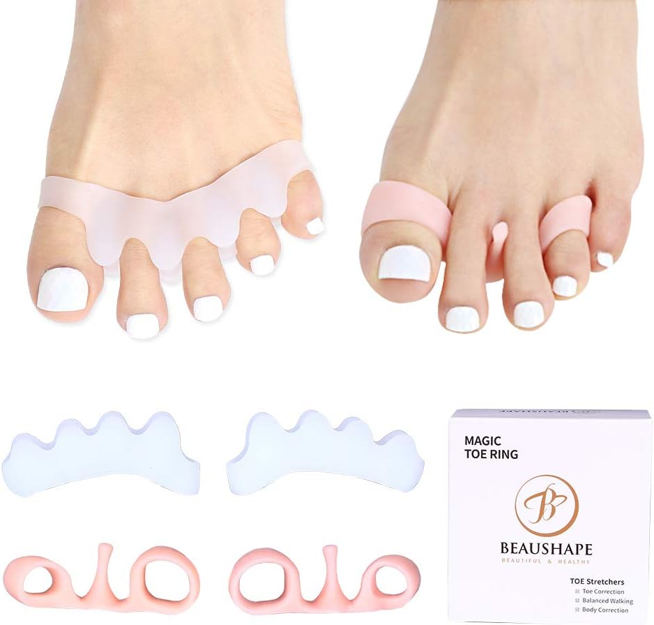 Amazon.com: BeauShape Toe Separators and Stretchers - Bunion Corrector ...
