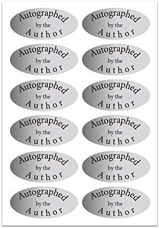 Amazon.com : Kraft Autographed Label Stickers 1 x 2 Inch Oval ...