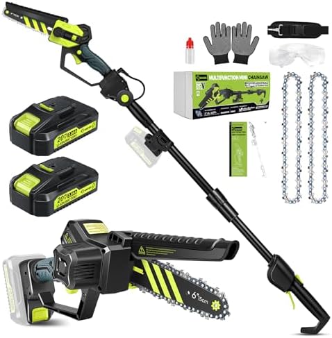 JML Rotorazer Mini Chainsaw - Rechargeable Battery, Handheld Cordless ...