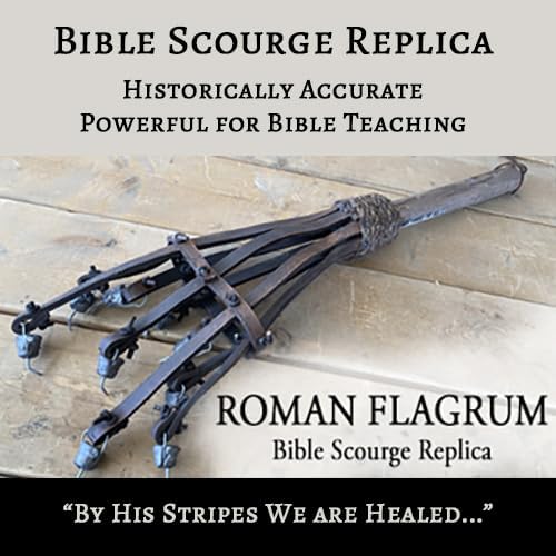 Amazon.com: Roman Flagrum Whip – Bible Scourge Replica, Hand-Made for ...