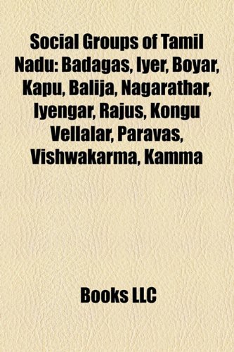 Amazon.in: Buy Social Groups of Tamil Nadu: Badagas, Kongu Vellalar ...