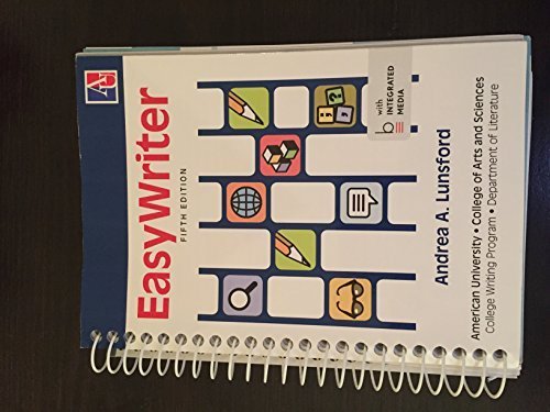 Easy Writer, 5th Edition, American University, College Writing Program ...