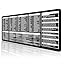 Amazon.com: HUAMXE Excel Cheat Sheet Desk Pad, Extended Large Gaming ...