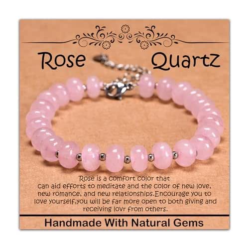 Amazon.com: CHCCOYE 5x8mm Natural Healing Gemstone Bracelet – Handmade ...