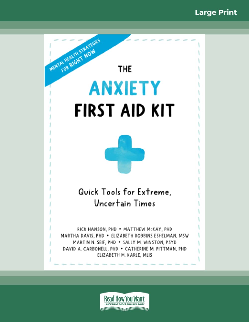 Amazon.com: The Anxiety First Aid Kit: Quick Tools for Extreme ...