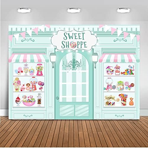 Amazon.com : AOSTO 6.5x5ft Patisserie Shop Backdrop for Photography ...