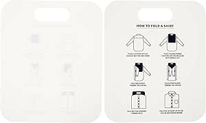 Amazon.com: VOSAREA 2pcs Shirt Folding Board Cardboard Laundry ...