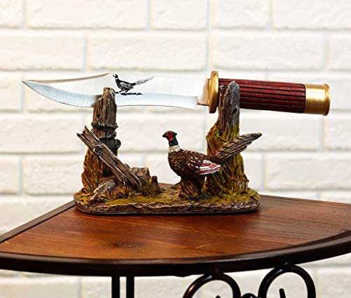 Ebros Rustic Open Country Pheasant Rooster Bird Display Holder Statue ebros-rustic-open-country-pheasant-rooster-bird-display-holder-statue