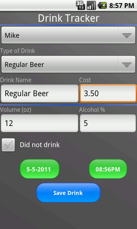 Bottoms Up! Alcohol & Drink Tracker - App on the Amazon Appstore