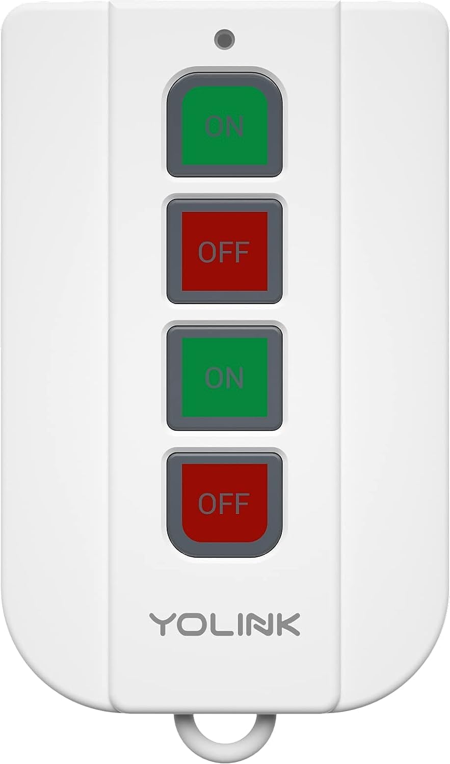 YoLink On/OffFob Programmable 2-Device/Group Smart Fob, LoRa Extreme ...
