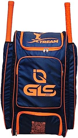 Buy GLS Xtreme Navy Blue Color Duffle Cricket KIT Bag with Two BAT ...
