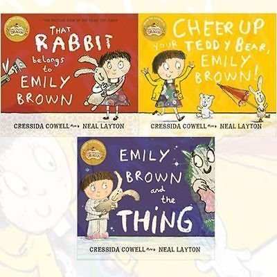 Cressida Cowell Emily Brown Children 3 Books Collection Set Pack, (That ...