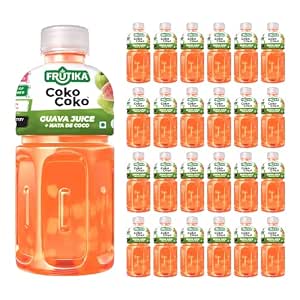 Coko Coko Juice with Nata de Coco | 24 x Guava | Imported Fruit Juice ...