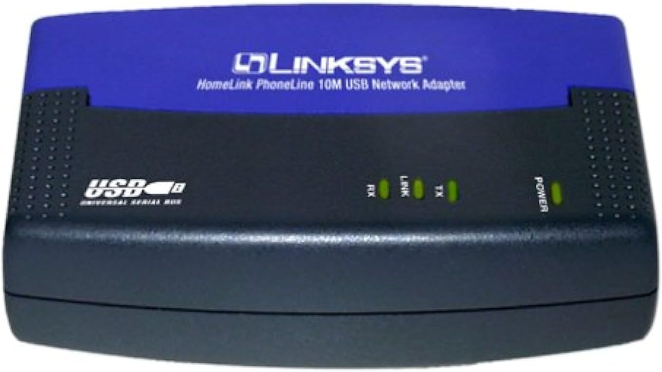 Linksys USB200HA HomeLink Phoneline 10M USB Network Adapter : Amazon.ca ...