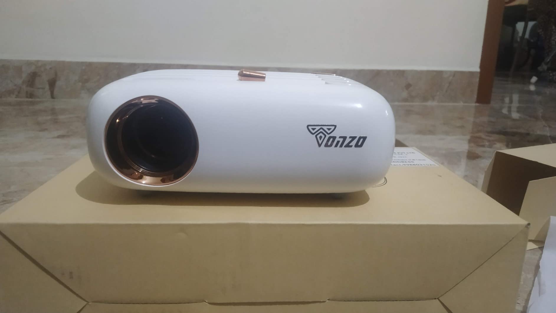 TONZO Q2 Full HD+ Projector, Lumens 2000 with 5G WiFi,Contrast 2000:1 ...