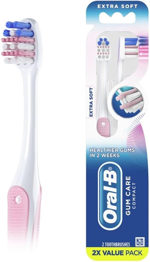 Amazon.com: Oral-B Gum Care Sensitive Toothbrushes, Extra Soft, 2 Count