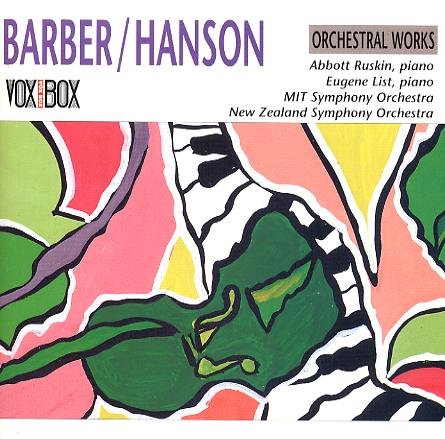 Barber: Symphonies Nos. 1 and 2, Piano Concerto - Hanson: Piano Concerto + other Orchestral ...