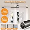 Amazon.com: SMONTER Room Divider Curtain Rod, No Drilling Tension Rods ...