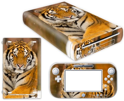 Amazon.com: Vinyl Decal Skin Sticker Cover for WII U-tiger : Video Games