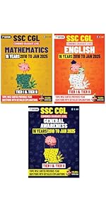 Buy SSC CGL Books 2025 | SSC CGL Previous Solved Papers (2010 to Jan ...