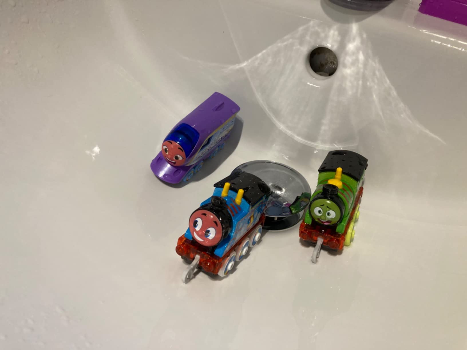 Thomas & Friends Toy Train 3-Pack, Color Changers, Diecast Thomas Percy ...