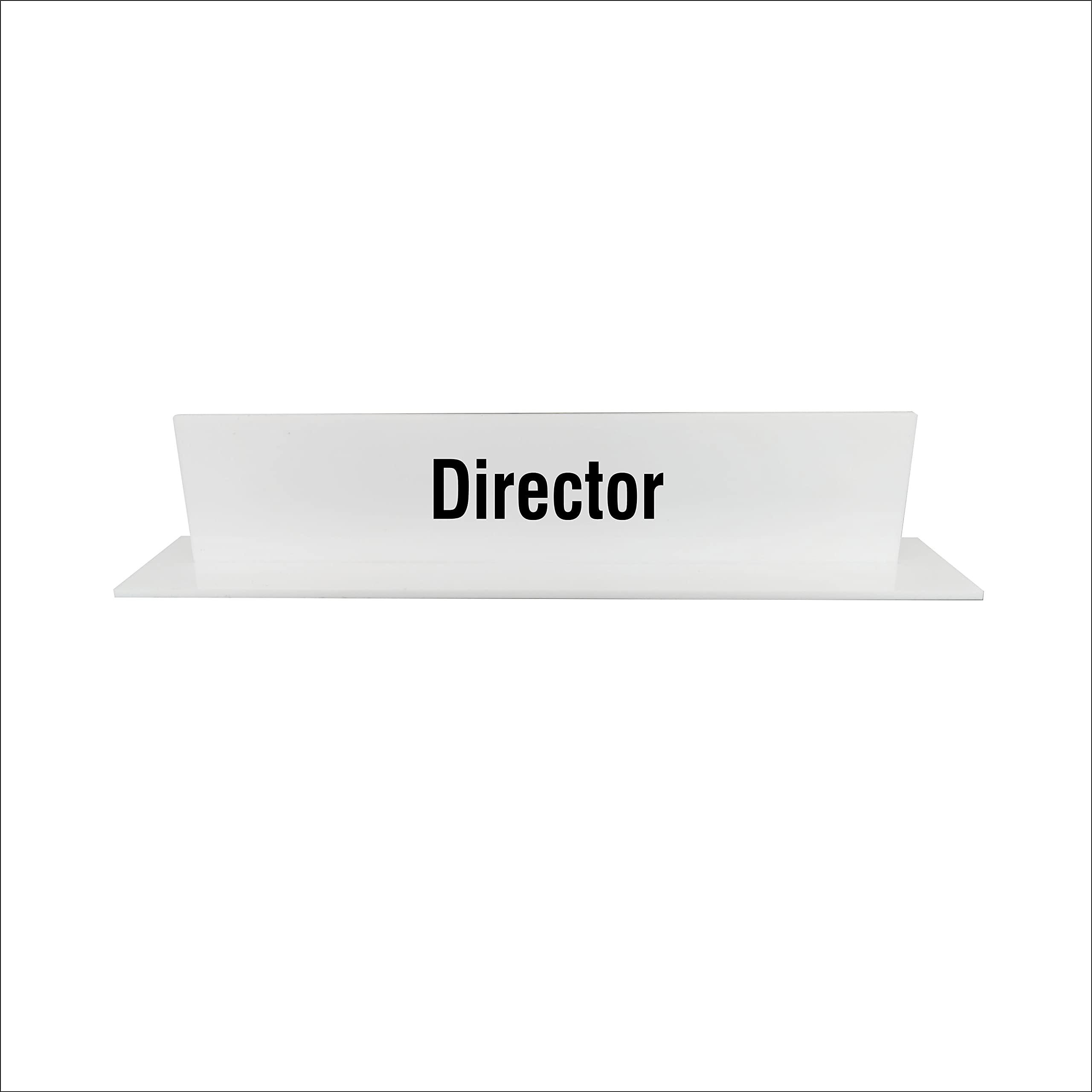 Buy SIGNOOGLE® Director Position Name Table Stand Sign Board Acrylic ...