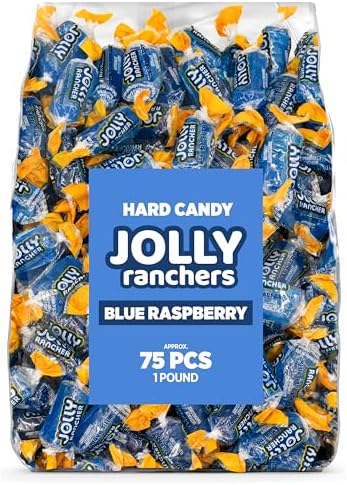 Amazon.com : Blue Raspberry Jolly Ranchers Hard Candy – Original Flavor ...