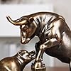 Amazon.com: AETVRNI Bull and Bear Statue Wall Street Bull Statue - Ideal Stock Market Gift for ...