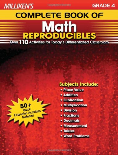 Milliken's Complete Book of Math Reproducibles - Grade 4: Sara Inskeep ...