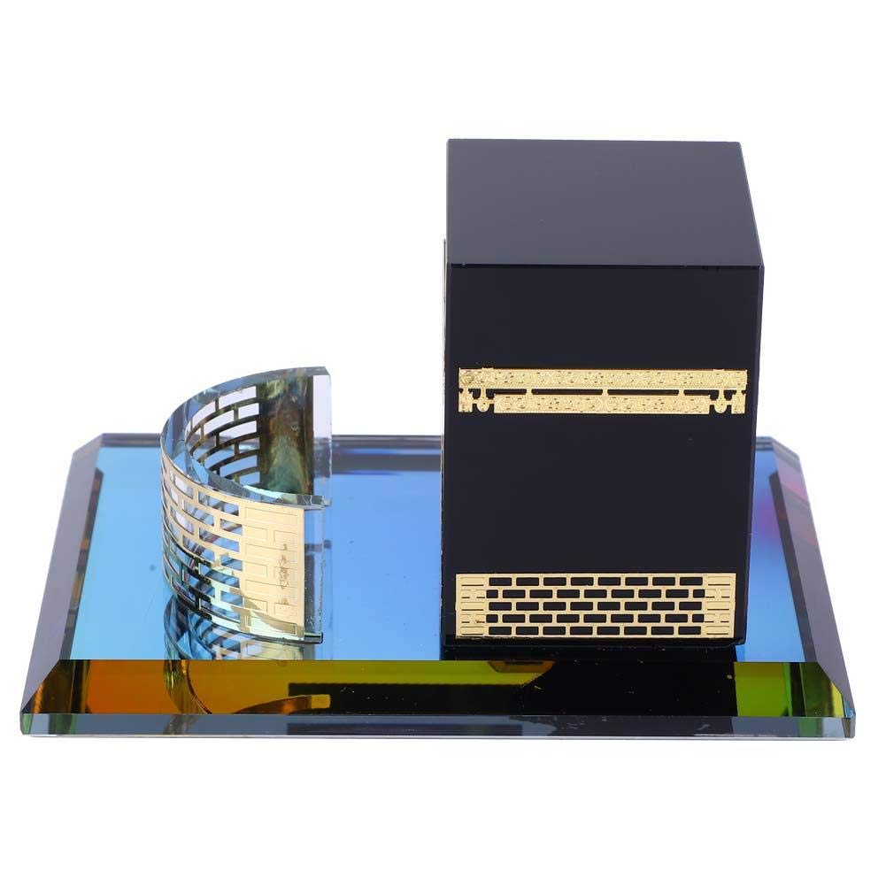 Buy Muslim Kaaba Model Crystal Gilded 3 Piece Set Kaaba Replica Model ...