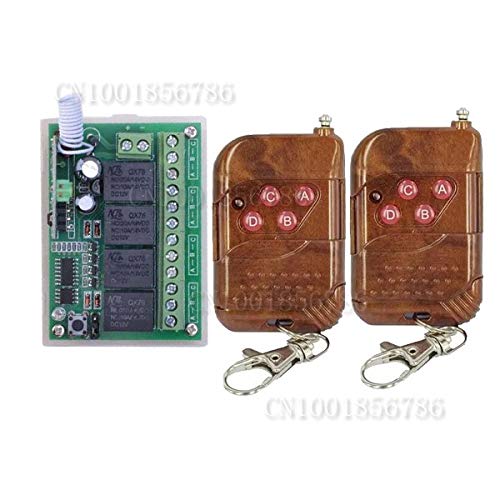 Buyme 12V 4Ch 200M Wireless Remote Control Relay Switch Transceiver ...