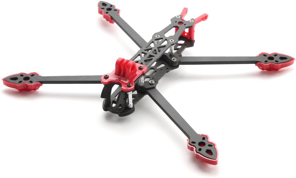 Amazon.com: HXBER Mark4 8inch 375mm with 5mm Arm Quadcopter Frame 3K ...