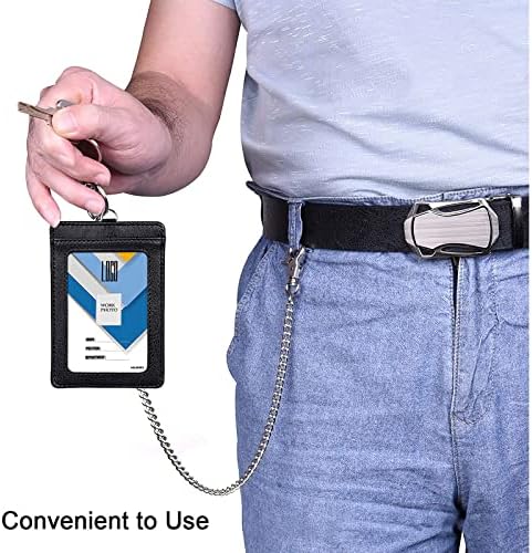 JSUOEO Key Chain, 2PCS Long Heavy Duty Key Ring Metal Pants Chain ...