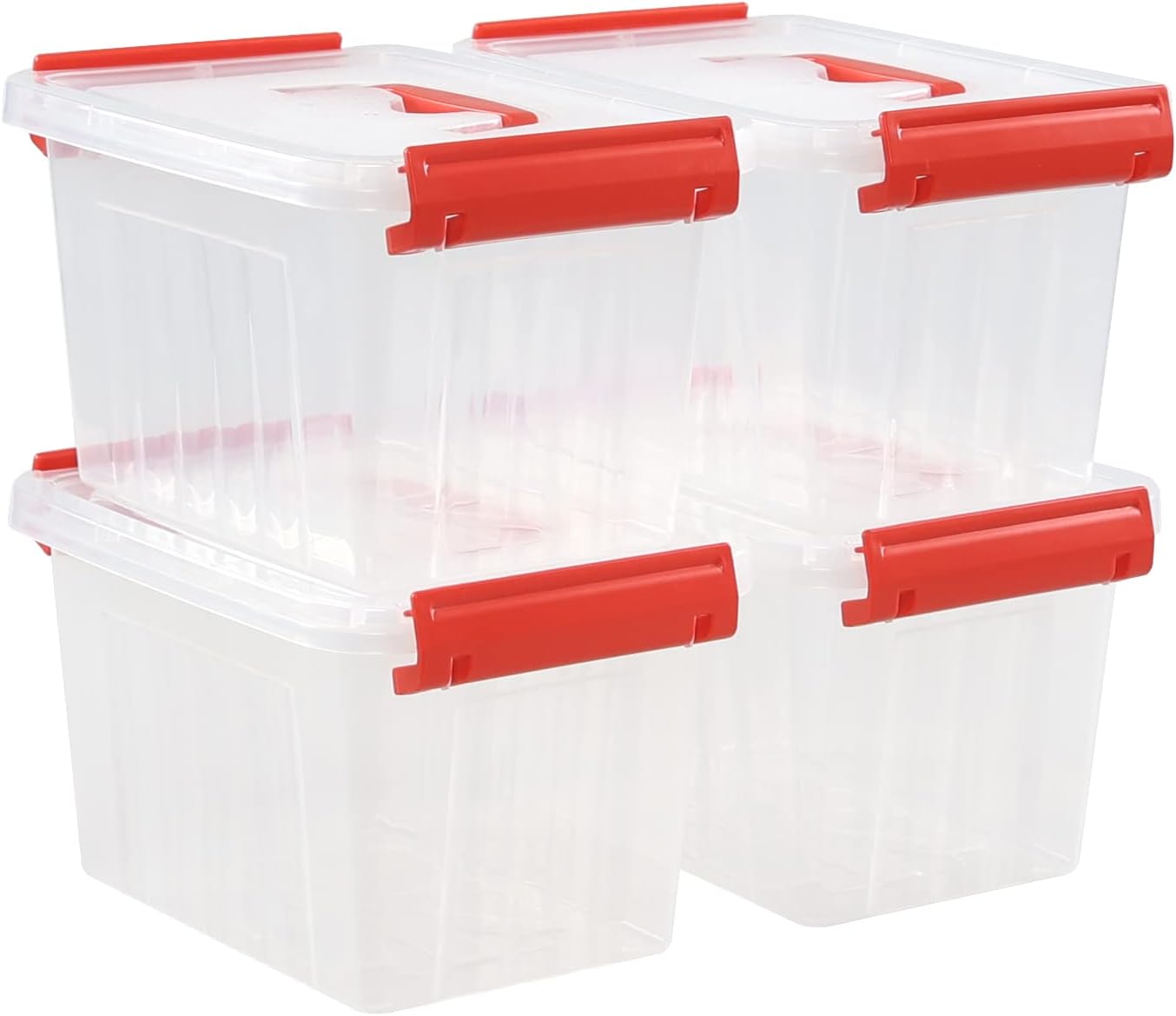 Amazon.com - IRIS USA 45 Quart Plastic Storage Container Bin with ...