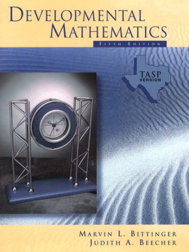 Buy Developmental Mathematics TASP Version (Paper) Book Online at Low ...