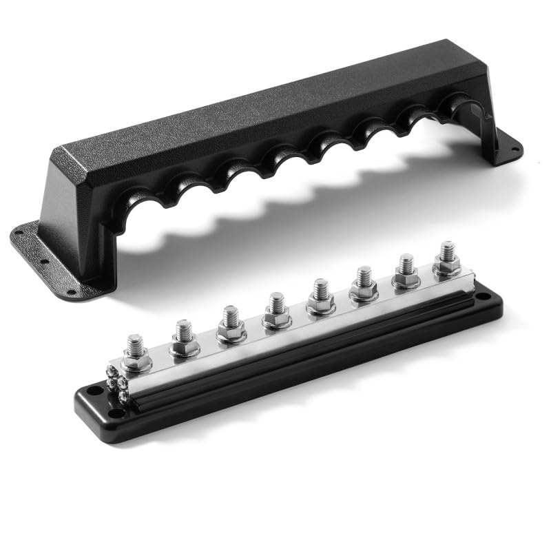 Snapklik.com : Spartan Power Heavy-Duty Busbars - 600A 8 Terminal High ...