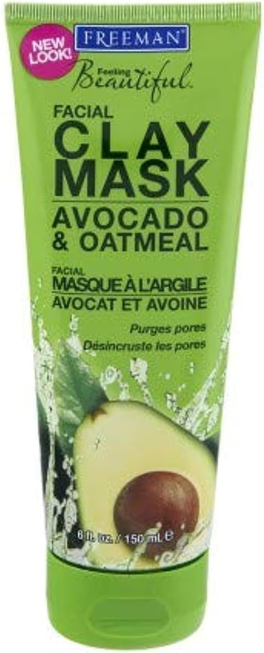 Amazon.com : Freeman Feeling Beautiful Facial Clay Masque Avocado ...