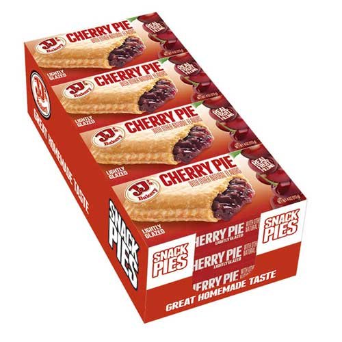 Amazon.com: JJ's Bakery Cherry Pies, 4 Ounce - 12 per case. : Grocery ...