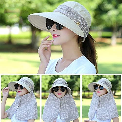 Ericcay Sombrero para El Sol Protectora para Sol El con Gorra Estilo ...