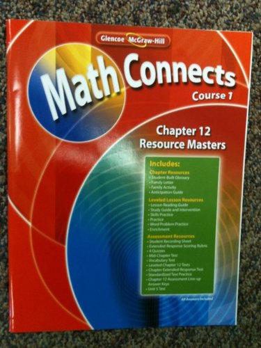 Glencoe McGraw-Hill Math Connects Course 1, Chapter 12 Resource Masters ...