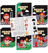 Amazon.com: JAPBOR 24pcs Fire Truck Coloring Books for Kids ...